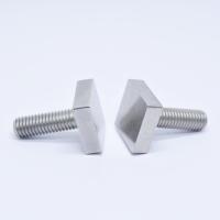 China Grade A2 Stainless Steel Square Head Machine Screw M1.6-M10 Plain Finish Hand Twist for sale