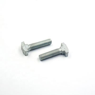 China Forged Flat Square Hammer Head T Bolts with Hot Dipped Galvanized Coating for sale