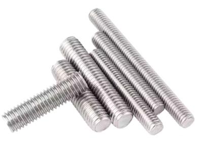 China Stainless Steel A194 8M Full Threaded Stud Bolt with Hex Nut for Pipeline Flanges for sale
