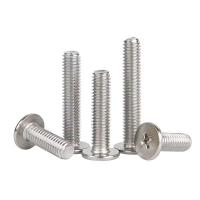 China Cross Recessed Large Flat Round Head CM Screws M3 M4 M5 M6 Stainless Steel 12.9 Grade for sale
