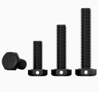 China Carbon Steel Grade 8.8 10.9 GB32.1 Hexagon Head Bolt with Wire Holes M6 M20 for sale