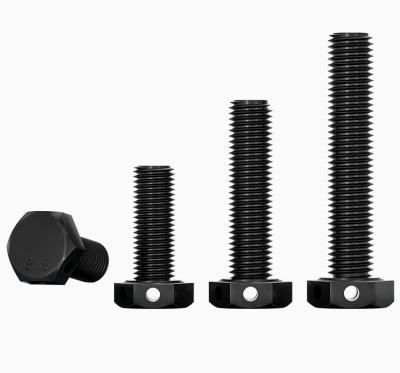 China Carbon Steel Grade 8.8 10.9 GB32.1 Hexagon Head Bolt with Wire Holes M6 M20 for sale