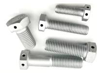 China Grade 8.8 Hex Head Bolt with Hole GB32.1 Dacromet Coated Carbon Steel M6 to M20 for sale