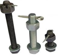 China Carbon Steel Hexagonal Head Bolt with Tail Hole for Clip Fastening M6-M20 8.8 Grade for sale