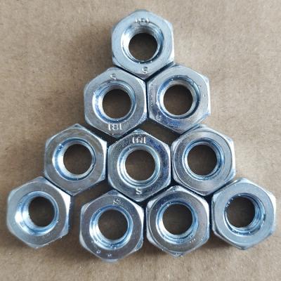 China Galvanized M8 Hex Nut DIN 934 Grade 8.8 Coarse Thread Carbon Steel for sale