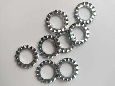 China External Serrated Lock Washers 16-32 Teeth Anti-Loosening Mechanism DIN 6798 Standard M3-M24 Sizes for sale