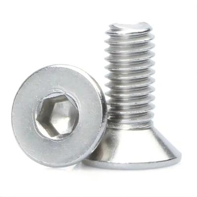 China DIN 7991 Stainless Steel Hex Socket Countersunk Head Screws | A2/A4 Grade Machine Bolts | Flat Head Allen Drive Fasteners for sale