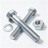 China GB/T 5781-2025 Grade 4.8 Carbon Steel Hex Head Bolts Full Thread Hot Dip Galvanized Construction Fasteners for sale