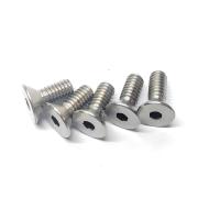 China M3-M24 Monel 400 Flat Head Socket Cap Screw ASME B18.3 Countersunk 82 Degree Hex Socket Drive UNS N04400 for sale