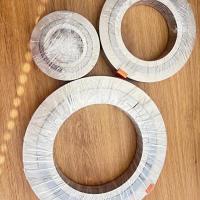 China ASME B16.20 Spiral Wound Gasket 316L Outer Ring 316L Inner Ring Flexible Graphite Filler CGI Type for sale