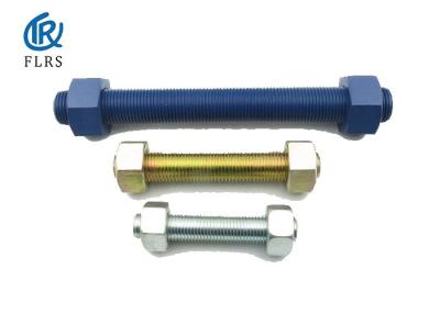 China Full Threaded High Strength Double Ended Bolt with 2 Hex Heavy Nuts - Class 8.8 to 12.9 Grade Custom Sizes for sale