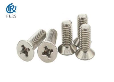 China SS304/316 Stainless Steel Flat Countersunk Round Head Bolt with Cross Driver - A2-70/A4-80 Grade - Custom Sizes Available for sale