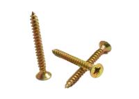 China Yellow Zinc Plating Self Tapping Metal Screws with CSK Head and PZ Drive - DIN/ISO Standards - 5 Million Monthly Capacity for sale