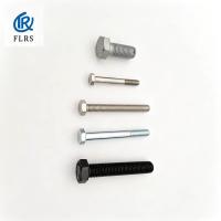 China Carbon Steel DIN933 M2 Hex Head Cap Screw HDG Surface 4.8 8.8 10.9 for sale