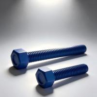 China Teflon PTFE Anti-Corrosion Coated L7M Alloy Steel Full Thread Hex Head Bolt-and-Nut Assembly for sale