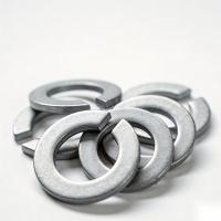 China Hot-Dip Galvanized Anti-Rust Split Lock Washers Spring Steel M3 M36 ASME B18.21.1 for sale