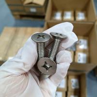 China ASME B18.6.3 Cross Recessed Countersunk Flat Head Screw Monel 400 5/8