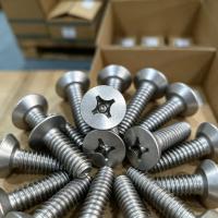 China Monel 400 Cross Recessed Flat Head Screw 5/8-11 UNC-2A x 1 Inch Seawater Resistant ASME B18.6.3 for sale