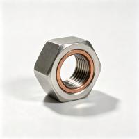 China Monel 400 Hexagon Vespel Insert Lock Nut For Higher Temperature Corrosive Applications for sale