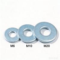 China Fender Washers DIN 9021 Large OD Flat Washers M4 M30 Galvanized Steel Zinc Plated for sale
