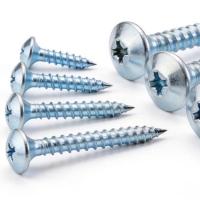 China Truss Head Self Tapping Screws Zinc Plated Carbon Steel with Cross Recessed Drive ST2.2-ST6.3 for sale