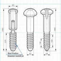 China Aluminum Steel Blind Rivets Open End Closed End Large Flange Countersunk Head 3.2mm 4.0mm 4.8mm 6.4mm for sale