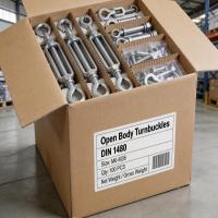 China DIN 1480 Open Body Turnbuckle M6-M36 Wire Rope Rigging Hardware for sale