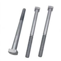 China Hot Dipped Galvanized Square Head Extension Rod Bolt M6-M30 Custom Thread Length UN Thread for sale