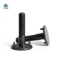 China Black Oxide Countersunk Head Fanged Elevator Bolts DIN 15237 - M6 to M12 Thread Sizes with 2.5-5.2mm Head Height for sale