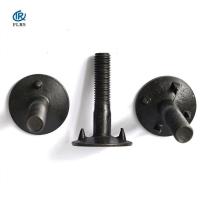 China Black Oxide Countersunk Head Fanged Elevator Bolts DIN 15237 - M6 to M12 Thread Sizes with 2.5-5.2mm Head Height for sale
