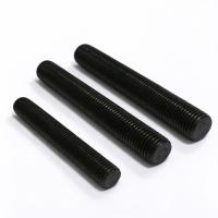 China M4 to M48 Carbon Steel Double Ended Bolt Threaded Rod with Black Finish - 50pcs MOQ, 100 Tons Monthly Capacity for sale