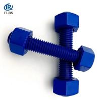 China A193B7 A1942H PTFE Coated Double Ended Studs 1/4-4 Inch ASME B18.31.2 for sale