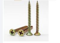 China Color Zinc Self Tapping Metal Screws M4 M5 M6 Slotted Countersunk Head for Building and Machinery Applications for sale