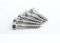 China Hex Head Self Tapping Wood Screws Stainless Steel 304 1/4 x 2 Inch ASME B18.2.1 for sale