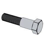 China Durable Hex Head Bolt with UNC UNF BSW Thread - Carbon Steel & Stainless Steel Grades 4.8 to 12.9 for sale