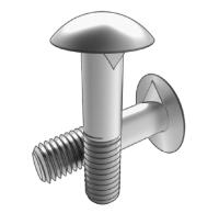 China Wear Resistant Round Head Partially Threaded Bolt - Carbon/Stainless Steel, Class 8.8-12.9 for Highway & Railway Projects for sale