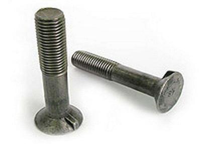 China Nibbed Carbon Steel Stainless Steel Countersunk Head Bolts Class 8.8 10.9 for Bridge Tunnel Construction for sale