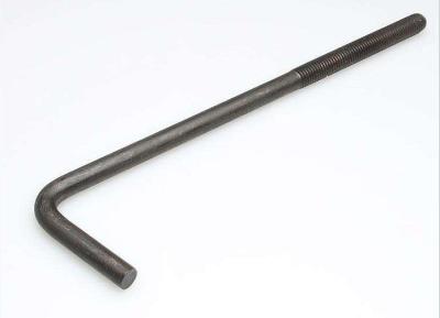 China L-Shaped Foundation Anchor Bolts in Class 4.8-12.9 Grades with UNC/UNF/BSW Threads - Custom Sizes Available for sale