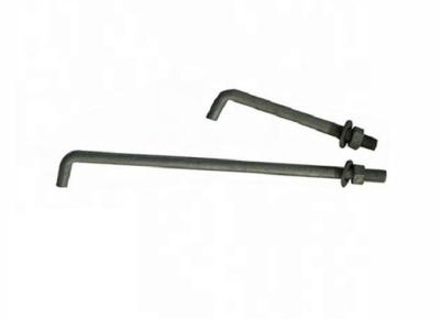 China High Tension L-Shaped Foundation Anchor Bolts - Class 8.8 to 12.9 Grade, BS/AS/DIN/ANSI/ASME Standards for sale