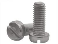 China Stainless Steel Slotted Oval Pan Head Screw DIN Standard Zinc Plated M6 for sale