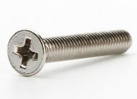 China Stainless Steel Cross Recessed Countersunk Screw M2-M8 for Bridge Tunnel Railway for sale
