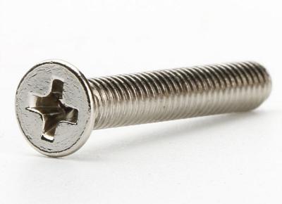 China Stainless Steel Cross Recessed Countersunk Screw M2-M8 for Bridge Tunnel Railway for sale