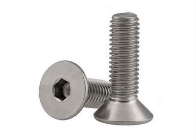 China Fully Threaded Hexagon Socket Countersunk Head Cap Screws - Class 4.8 to 12.9 Grade for Mechanical Machinery for sale