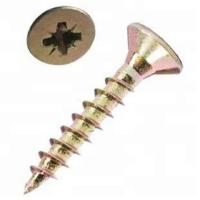 China Yellow Zinc Plating Self Tapping Metal Screws with CSK Head and PZ Drive - DIN/ISO Standards - 5 Million Monthly Capacity for sale