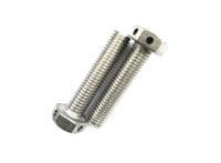 China SS304 SS316 Passivated Hex Head Bolts with Wire Holes - M3 to M72 Size Range, 6mm to 600mm Length for sale