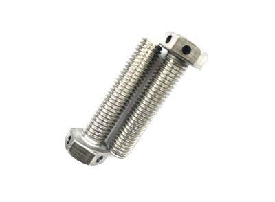 China SS304 SS316 Passivated Hex Head Bolts with Wire Holes - M3 to M72 Size Range, 6mm to 600mm Length for sale