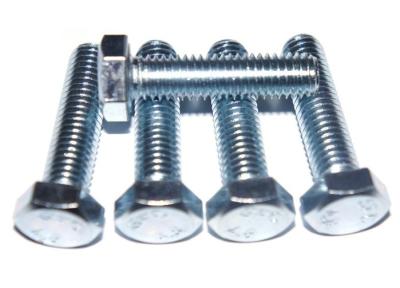 China Carbon Steel Hex Bolts M3-M72 6mm-600mm with Colorful Zinc Plating for Industrial Applications for sale