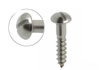 China Metric Slotted Round Head Self Tapping Wood Screws SS304 SS316 Carbon Steel DIN ISO ANSI 5M Monthly Capacity for sale