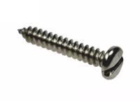 China Self Tapping Wood Screws Slotted Pan Head Carbon Steel Stainless Steel M3 5 to M6 0 for sale