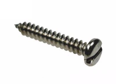 China Self Tapping Wood Screws Slotted Pan Head Carbon Steel Stainless Steel M3 5 to M6 0 for sale